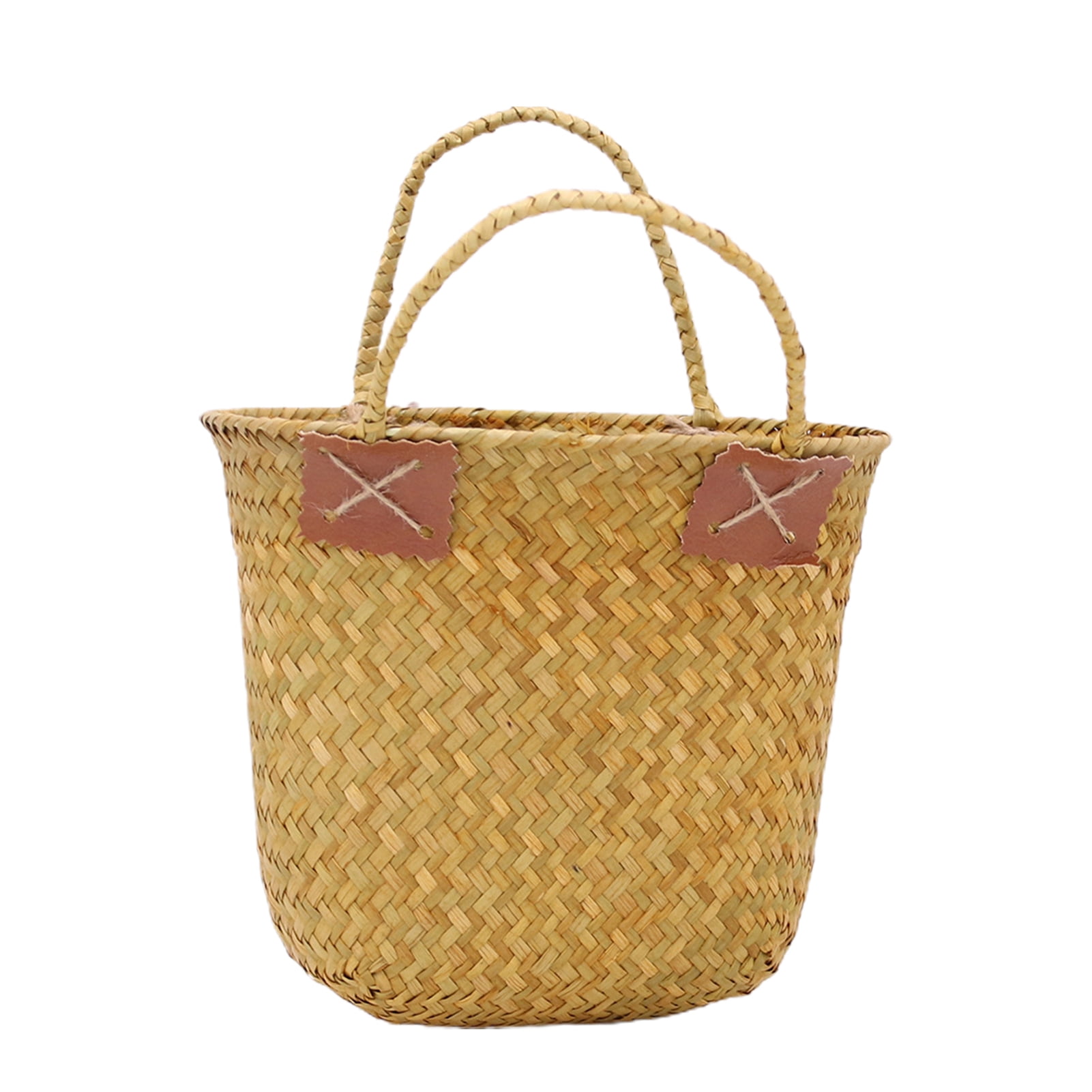 HEVIRGO Rattan Box Versatile Waterproof Portable Rattan Outdoor Picnic ...