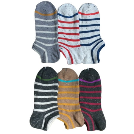 Lian LifeStyle - Lian LifeStyle Women's 6 Pairs Pack Low Cut Cotton ...