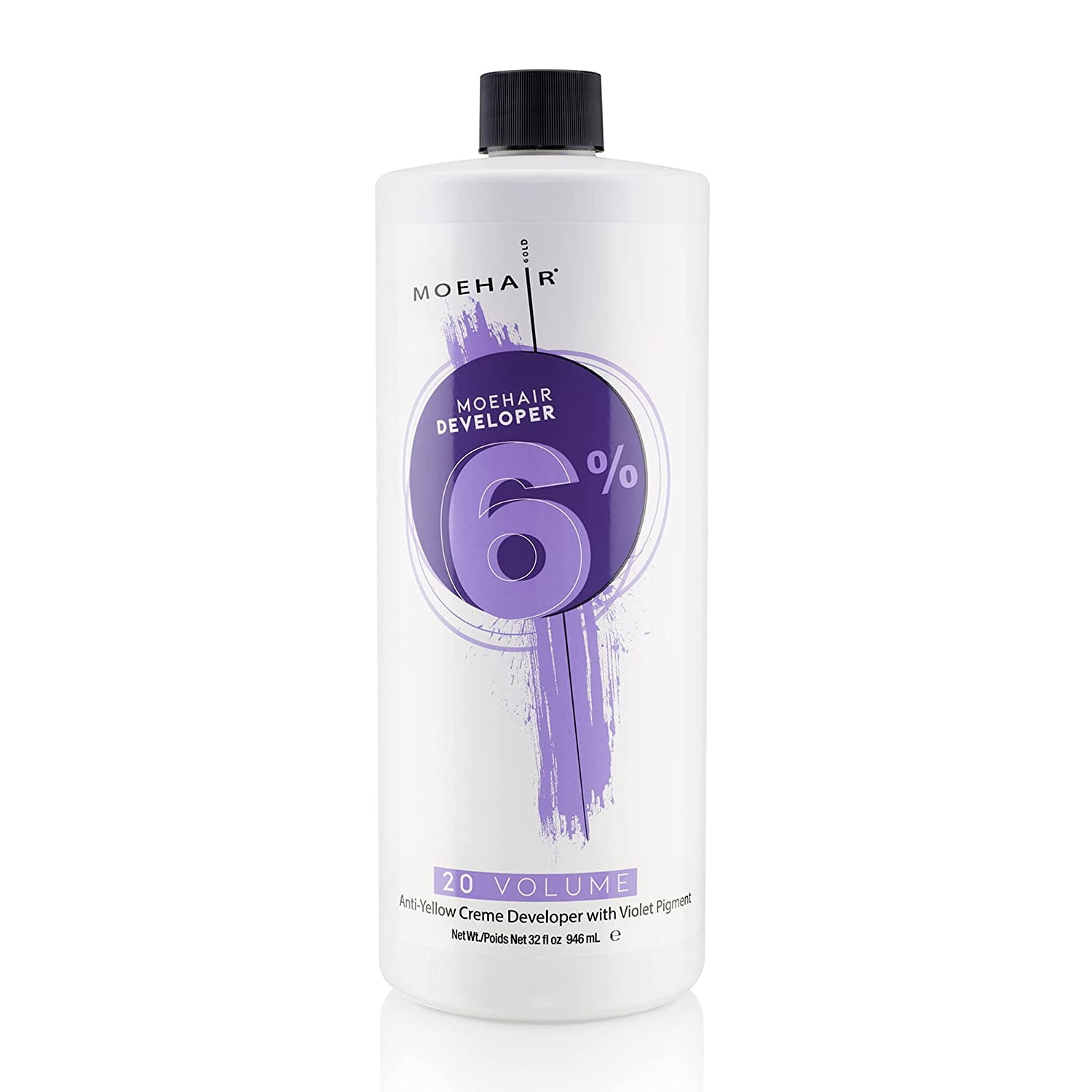 Moehair Anti Yellow Crème Developer with Violet Pigment Creme 6% ...
