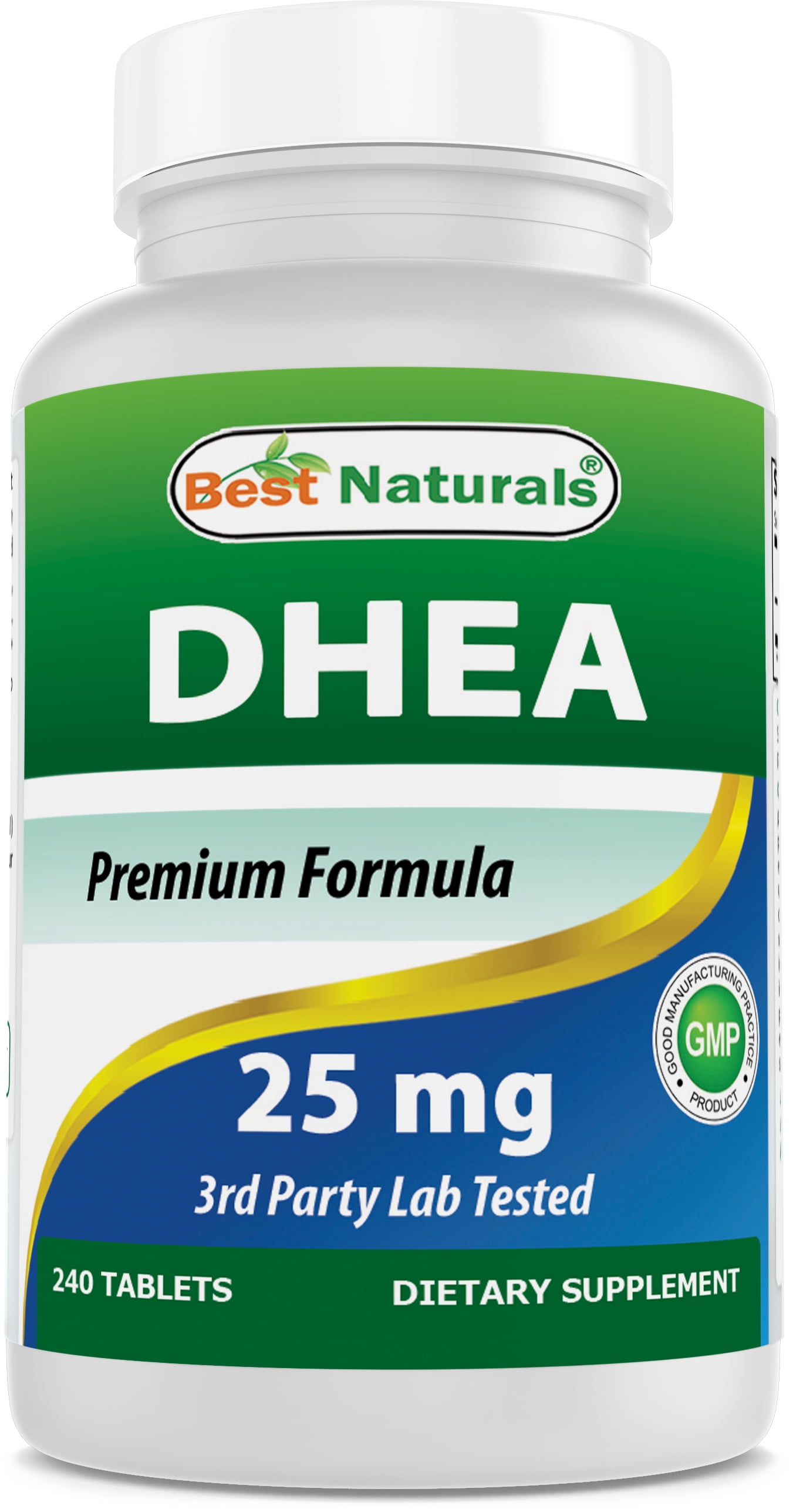 Best Naturals DHEA 25 mg 240 Tablets - Walmart.com