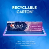 Crest 3D White Toothpaste, Advanced Luminous Mint, Teeth Whitening ...