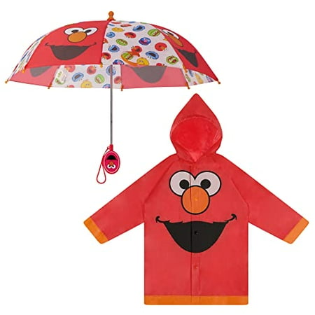 Sesame Street boys Sesame Street Kids Slicker, Elmo Toddler Boy Rain ...
