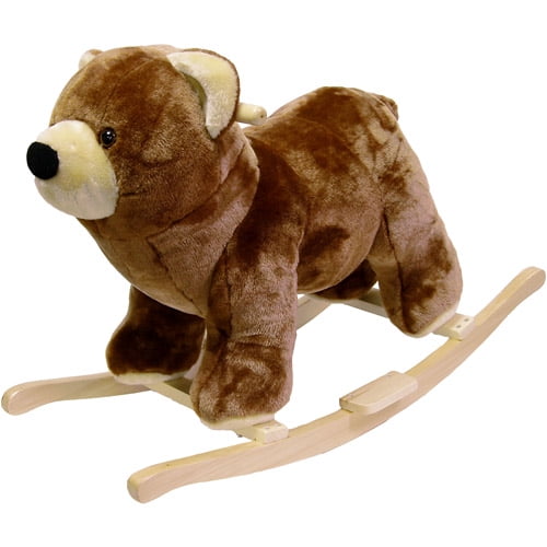 Happy Trails Plush Rocking Animal, Bear - Walmart.com