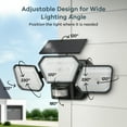 Linkind Solar Security Light, Outdoor Motion Sensor, Smart APP Control ...