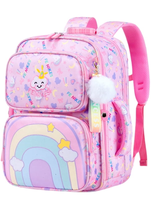 SANMADROLA Waterproof School Backpack for Girls, Heavy Duty Kids ...