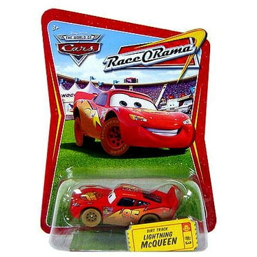 Disney / Pixar Metal Mini Racers Series 5 Dirt Track Lightning McQueen ...