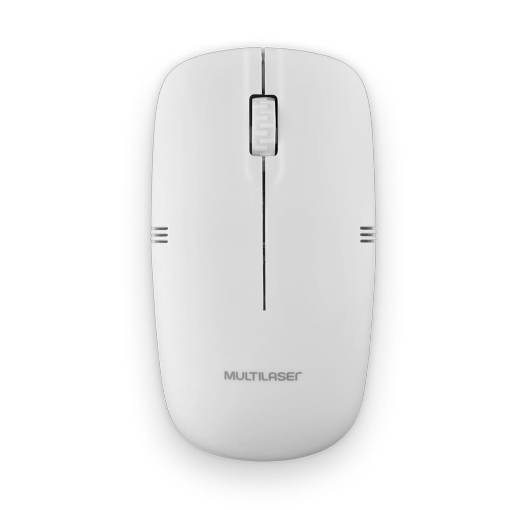 Mouse Inalámbrico Slim Multilaser Color Blanco Multilaser Mouse ...