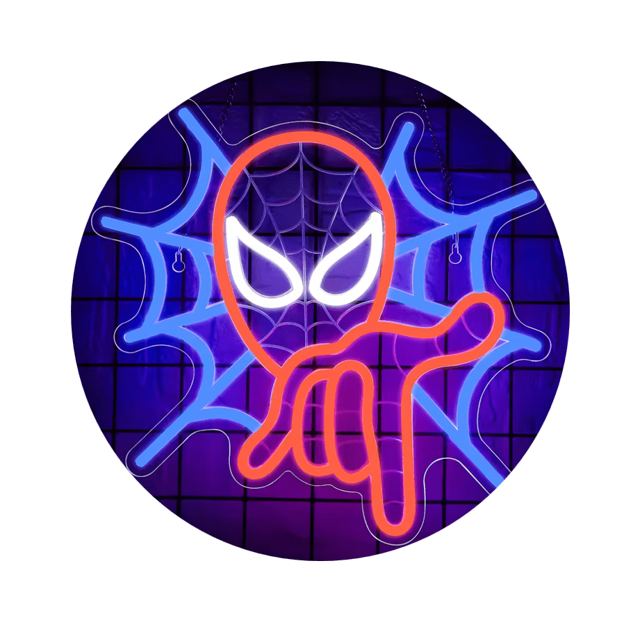 Letrero De Neón Spiderman Marvel Para Decoración 36 Cm | Bodega Aurrera ...