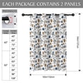 Baseballs and Mom Letters White Blackout Curtains,Triple Weaved Fabric ...