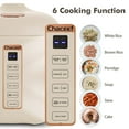 CHACEEF Mini Rice Cooker 2-Cups Uncooked, 1.2L Portable Non-Stick Small ...