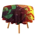 Demon Slayer Round Tablecloth Print Decorative Table Cover Washable ...