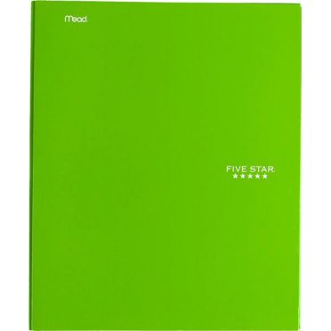 Five Star School Paper Folder, 2-Pocket Stay-Put Plastic, Red (72109 ...