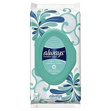 Always Fresh & Clean Feminine Wipes, Intimate Refresh During Period ...