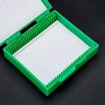 2Pcs 25-Place Slide Microscope Box Microslide Slide Economy Microscope ...
