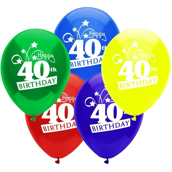 40TH Birthday Balloons