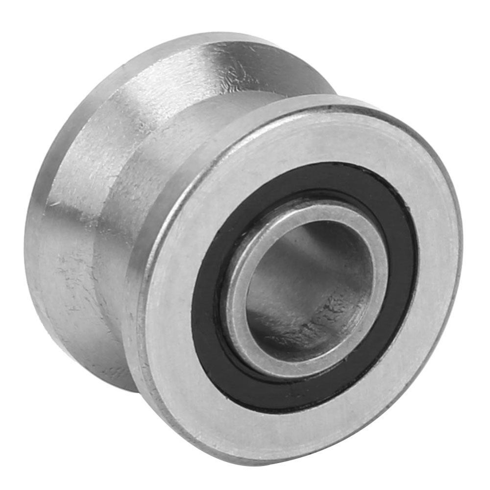 Tebru 1pcs T22 U Shaped Flat Track Groove Pulley Bearing Sliding Roller tebru-1pcs-t22-u-shaped-flat-track-groove-pulley-bearing-sliding-roller