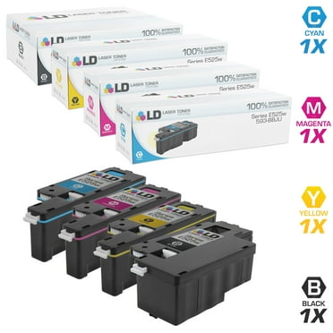 Dell 4-Color Toner Cartridge Set for E525w Laser Printer - Walmart.com