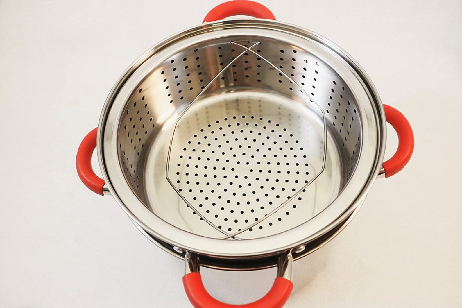 Buy ExcelSteel 8 Qt Multifunction Stainless Steel Pasta Cooker with ...