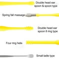 Rouycd Spring Ear Wax Cleaner Tool Setstainless Steel Ear Cleansing Toolear Curette Earwax