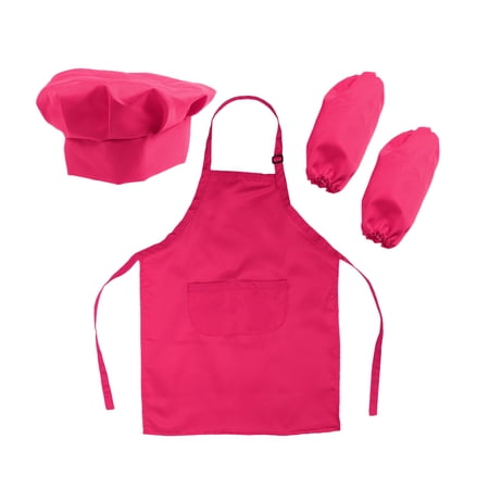 Kids Chef Set Complete Kids Kitchen Gift Playset with Chef’s Hat Apron ...