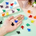 24Pcs 8 Colors Handmade Lampwork Beads Mixed Color 24-26x20-20.5x6-7 ...