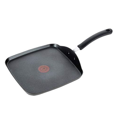 T Fal Ultimate Hard Anodized Nonstick 10 25 In Square Griddle Black