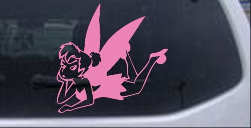 Tinkerbell Laying Car or Truck Window Decal Sticker - Walmart.com