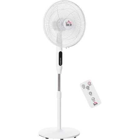 Standing Floor Fan with Remote Control, Stand Up Cooling Fan, Tall ...