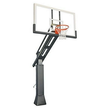 Lifetime Mammoth Bolt Down Basketball Hoop, 54 inch Tempered Glass ...