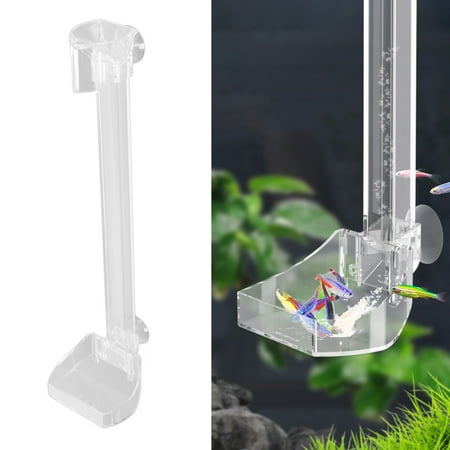 Fish Shrimp Feeder Tube, Large Plate Fixed Point Feeding Tube Acrylic ...