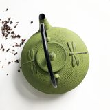 Primula Dragonfly 26 Oz. Cast Iron Teapot With Enameled Interior And ...