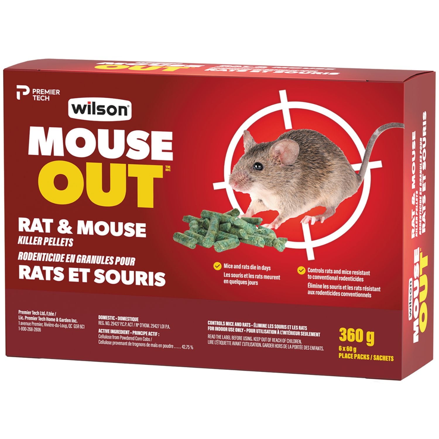 Click here for Wilson Mouse Out Rat & Mouse Pellets prices