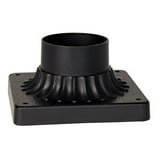 John Timberland Rustic Industrial Outdoor Post Light Mount Adapter ...