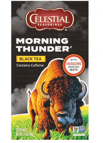Celestial Seasonings Morning Thunder 20 Tea Bags Pack of 2 - Walmart.com