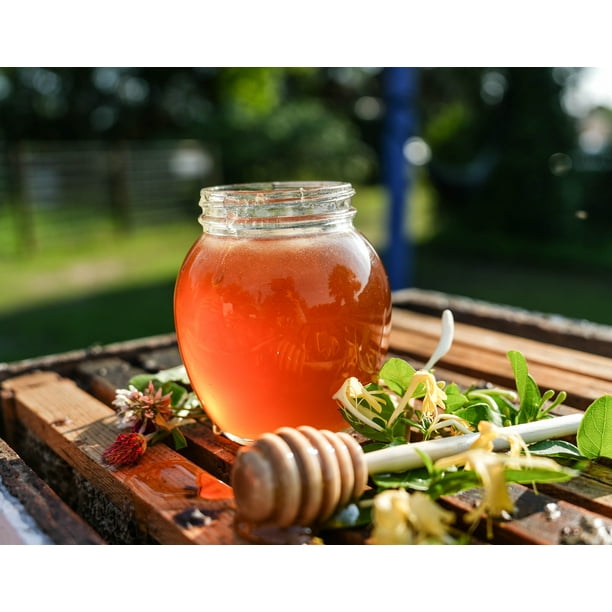 Raw & Unfiltered Honey Southern Wildflower Honey Lot #1-2023 - Walmart.com
