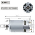 Rs550 DC motor 12v 14.4V 16.8v 18V 25v micro engine electric motors ...