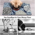 Dog Food Mats for Floors, Absorbent and Quick-Drying Pet Cat Food Mat ...
