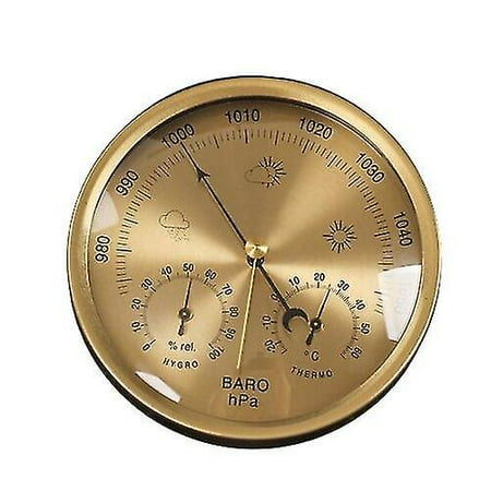 Dial Type Barometer With Thermometer Hygrometer Weather Station ...