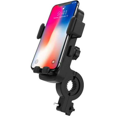 Bike Phone Mount Motorcycle Phone Holder FullScreen Touch 360° Rotation ...