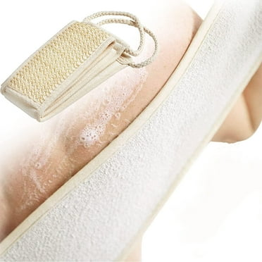 Duslogis Exfoliating Loofah Back Scrubber for Shower, Back Scrubber ...
