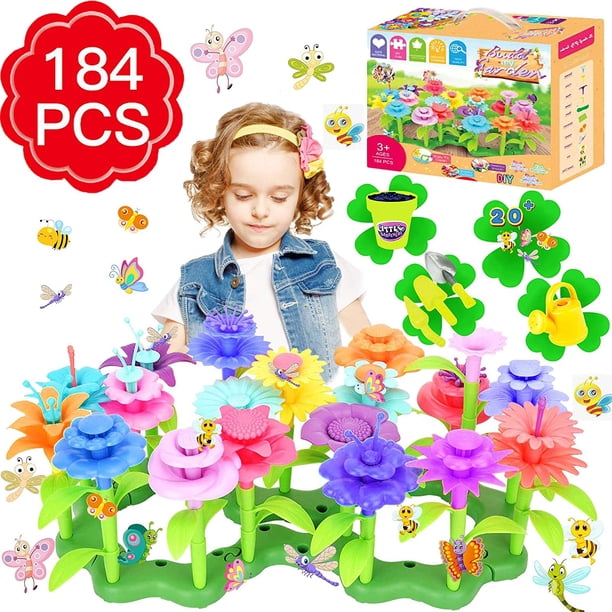 Flower Garden Building Toy Educational Activity Stem Toys, Age 3-6 Year ...