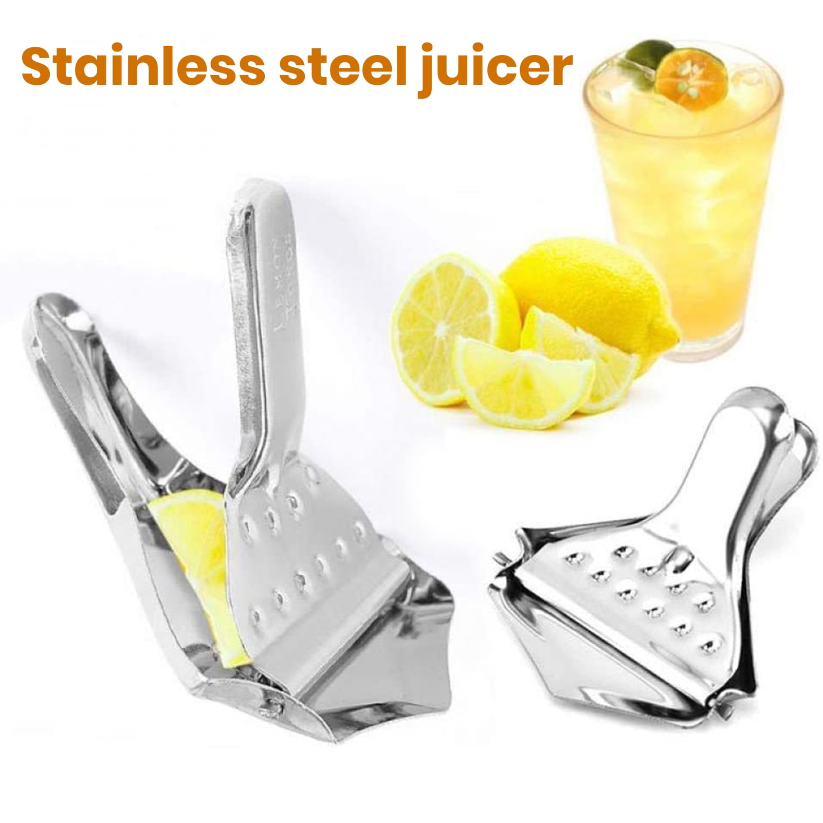 Washranp Stainless Steel Lemon Squeezer,Food Grade Rustproof Manual ...