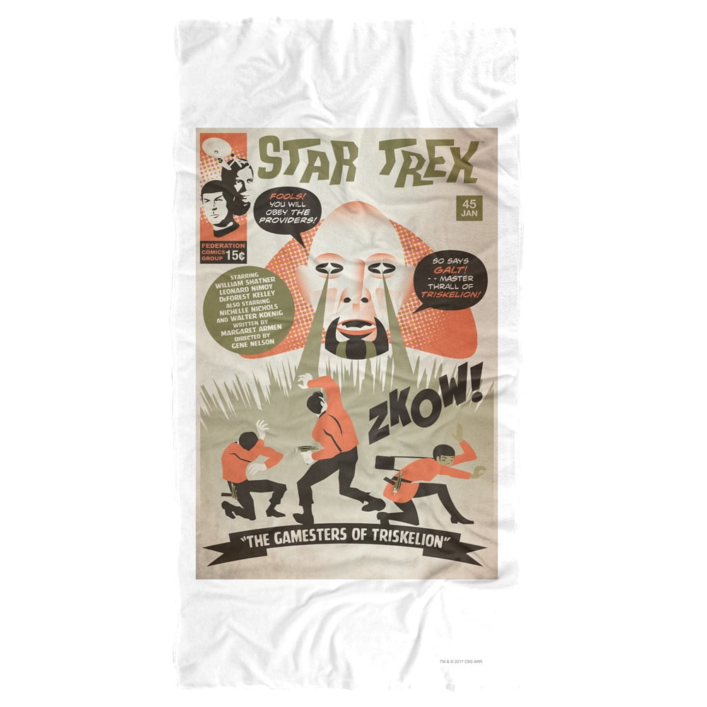 Star Trek Beach Towel, 30"x60" TOS Episode 45 Beach Towel - Walmart.com