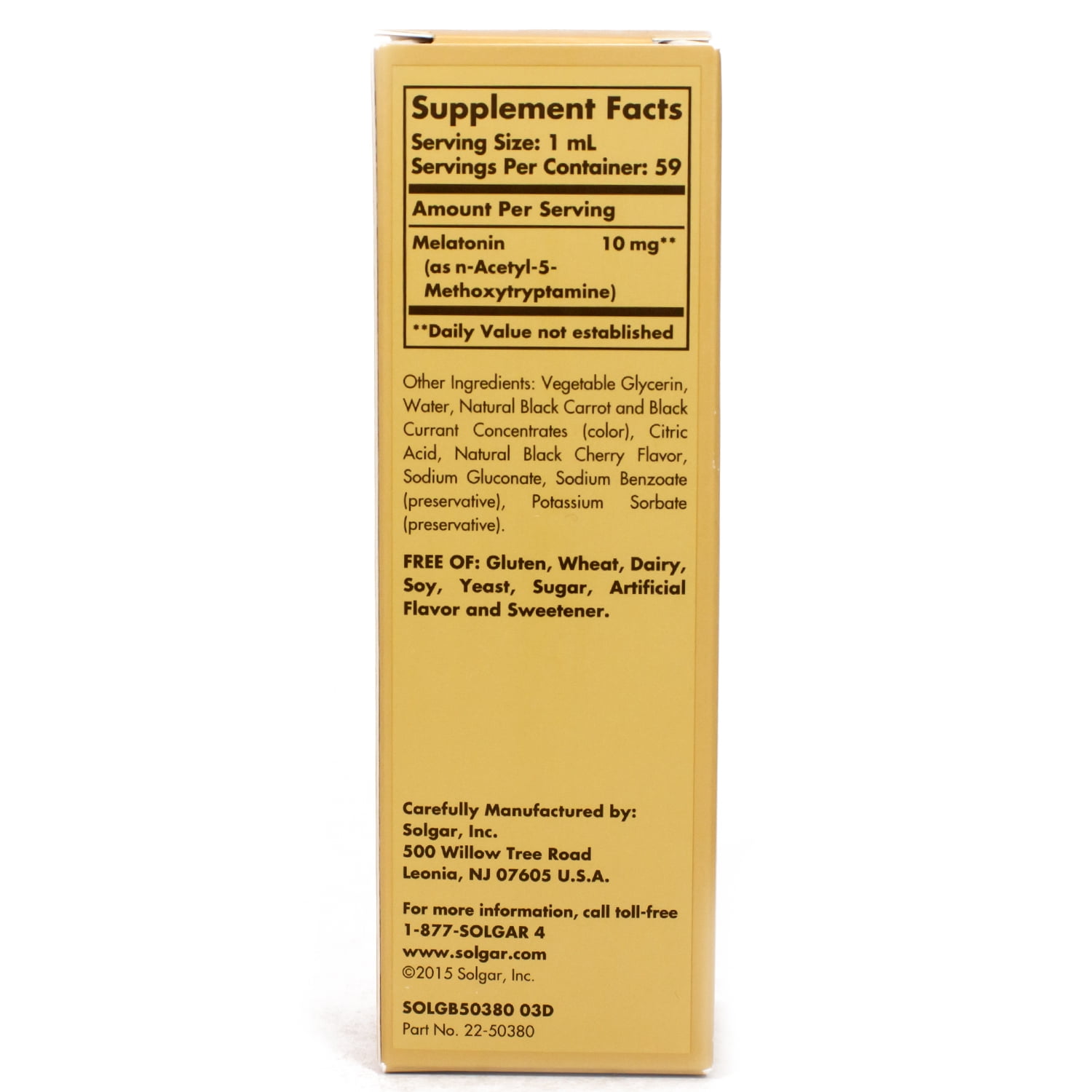 Solgar Liquid Melatonin Sleep Supplement, 10mg, 2 Oz Solgar Liquid Melatonin Sleep Supplement, 10mg, 2 Oz