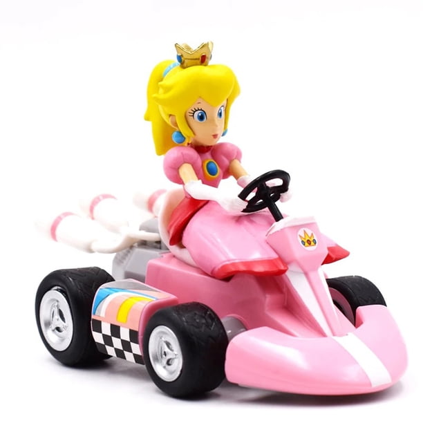 Mario Pull Back Car Anime Cartoon Mario Luigi Yoshi Princess Peach ...