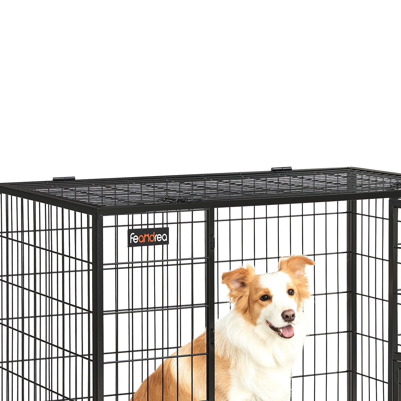 Click here for Feandrea Heavy-Duty Dog Crate  Metal Dog Kennel An... prices