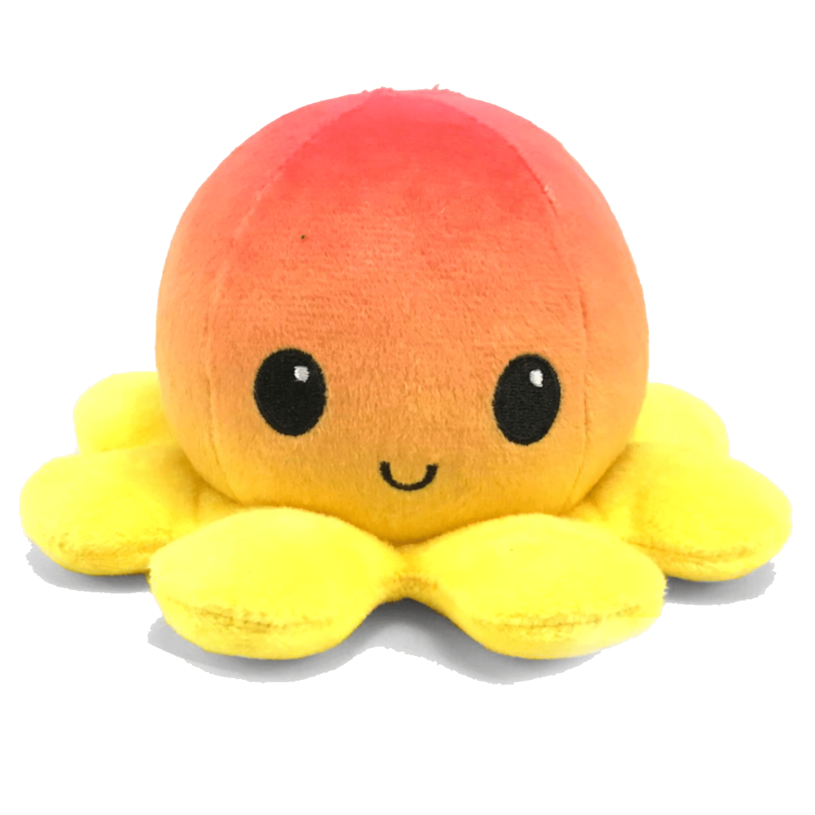 Rainbow Gradient Reversible Octopus Plushie [Happy + Angry] [Red ...