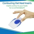 ViveSole Silicone Gel Heel Cups, Heel Pad Cushion Inserts (3 Pairs), US ...