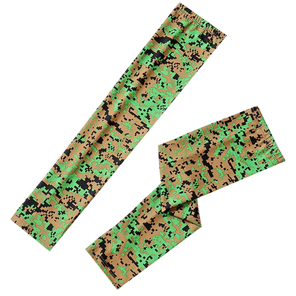 Women/Men Camo Arm Sleeves, UV Sun Protection Breathable Quick Dry ...