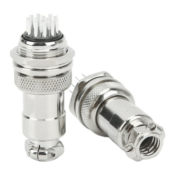 Aviation Plug Socket Connector, 500 Times Plugging Life 14 Pin Aviation ...